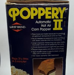 West Bent Popcorn Maker | Kitchen | Poppery Ii Hot Air Popcorn Popper ...